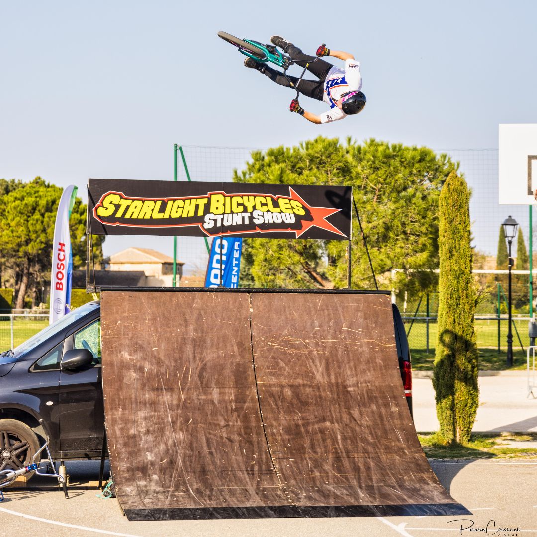 Demo bmx, Spectacle bmx - Starlight BMX Stunt Show - N°1 en Europe